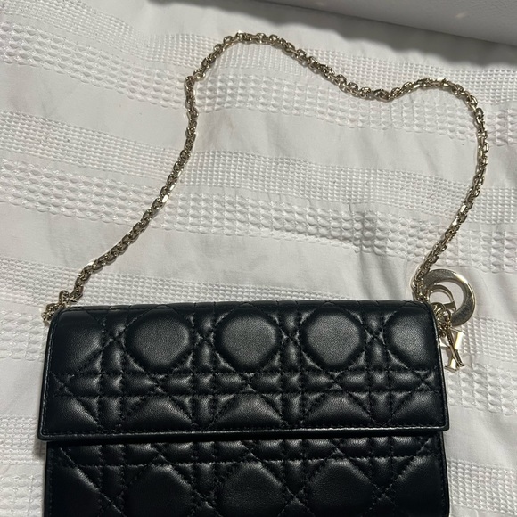 Bags | Christian Dior Wallet On Chain | Poshmark